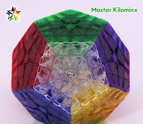 Yuxin Master Kilominx Huanglong transparente | brickcubes