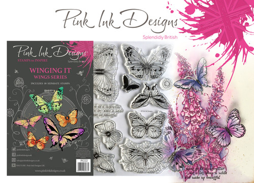 Pink Ink Designs Stamp - Winging It