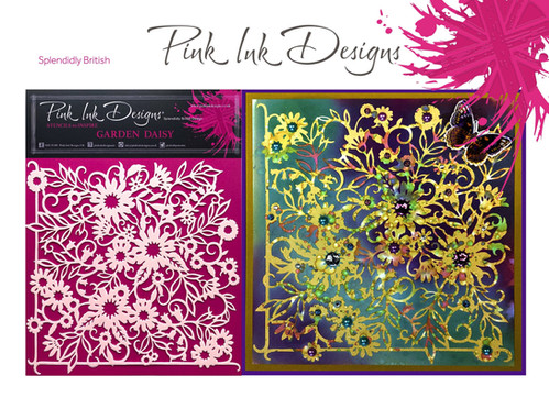 Pink Ink Designs Stencil - Garden Daisy | Pink Ink Designs
