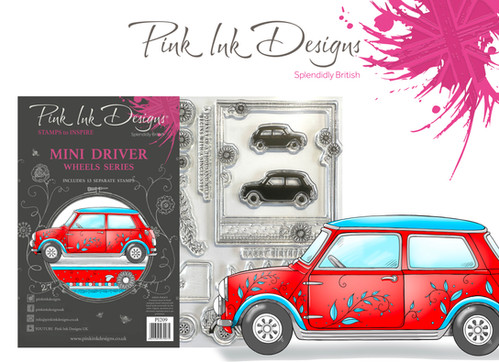Pink Ink Designs Stamp - Mini Driver - Plus Dinky Pinky