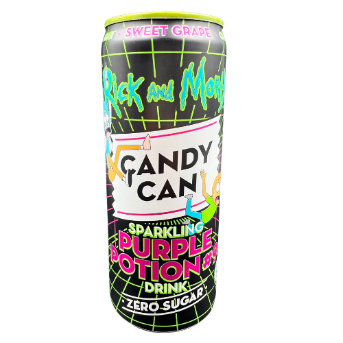 Candy Can RICK&MORTY Sweet Grape zero sugar 330ml | Bestsweets