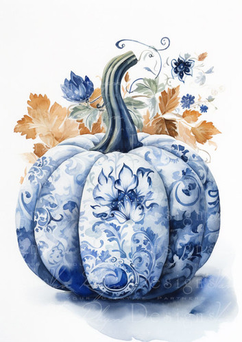 D132 Delft-waterslide-transfer | Van Rhyn Designs