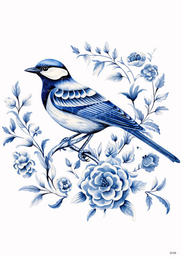 D105 Delft-waterslide-transfer | Van Rhyn Designs