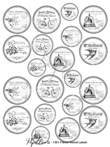 1301-french-round-labels-rub-on-transfer | Van Rhyn Designs