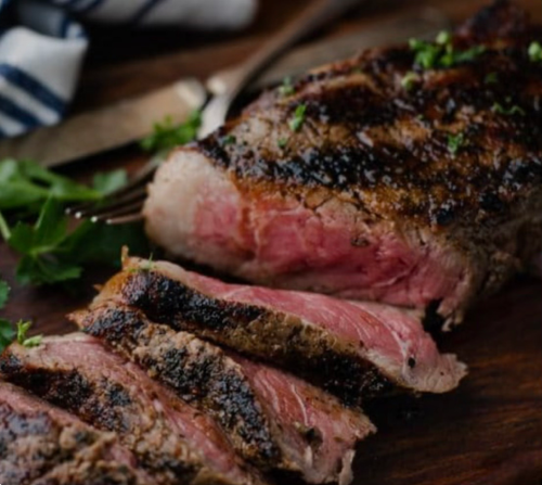 4 NY STRIPS | Cut Beef