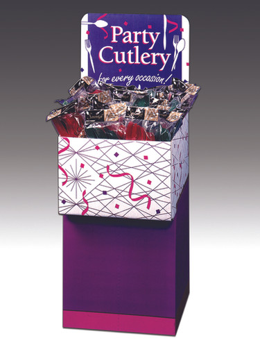 24 ct Sovereign Seasonal Bagged Cutlery Display | Maryland Plastics