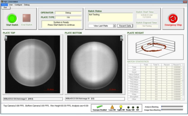 Inspecting Dinner Plates Using LabVIEW & Vision Integration