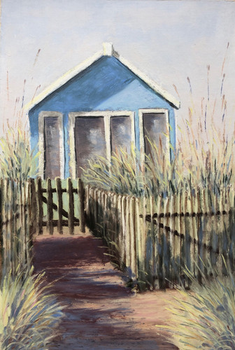 Beach Cabin | Art by Geraldine Seg