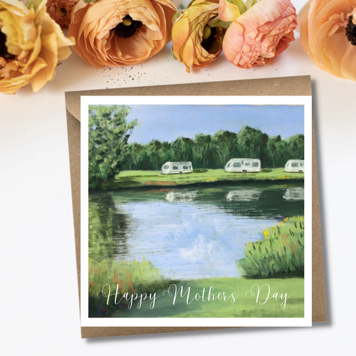 Summer by the Lake, Mother's Day card | Art by Geraldine Seg