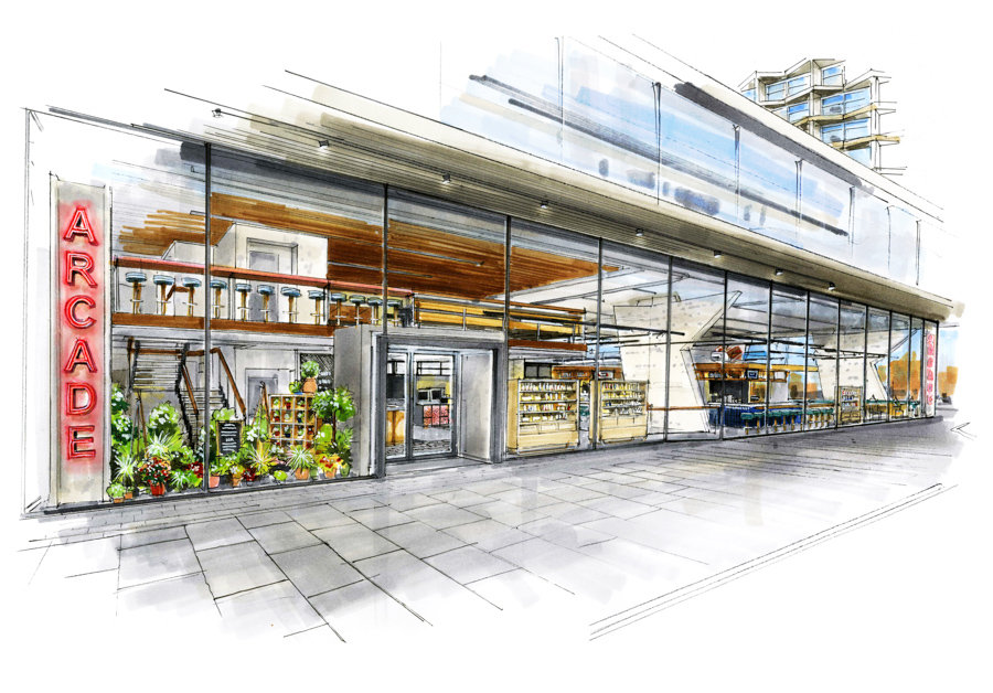 New Arcade Food Hall to open in Centre Point | The Capturist