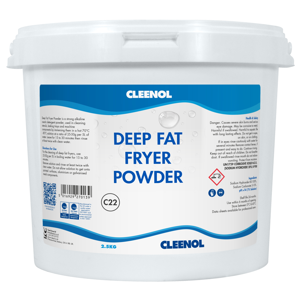 Cleenol | Deep Fat Fryer Powder, 2.5kg