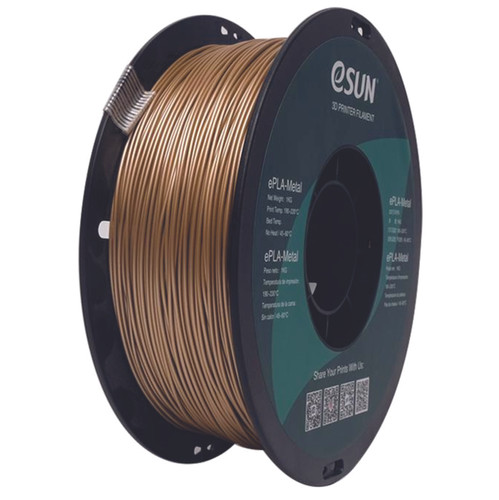 ePLA-METAL filament, 1.75mm, Antique Brass, 1kg/roll | 3D PRINT MALDIVES