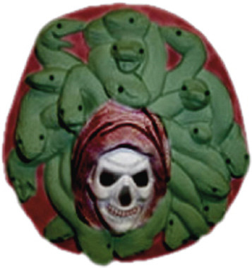 Grim Reaper with Snakes Plaque | Ready to Paint