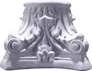 Corinthian Base Mini Pedestal | Ready to Paint