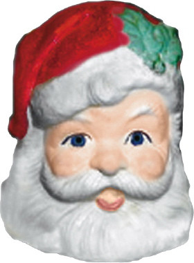 Santa Face Napkin Holder | Ready to Paint