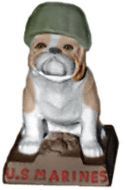 Marine Bulldog Statue | Ready to Paint