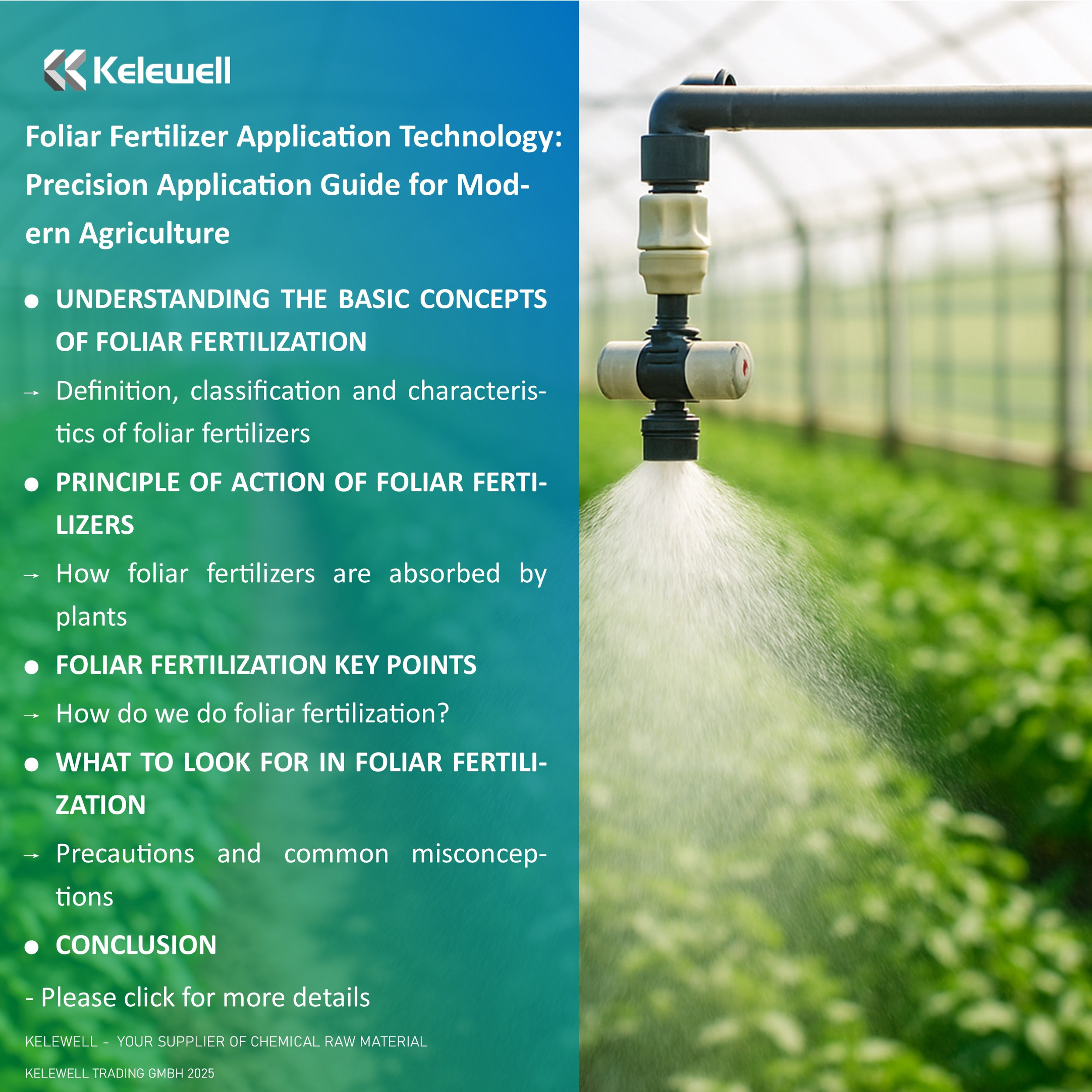 Foliar Fertilizer Application Technology: Precision Application Guide ...