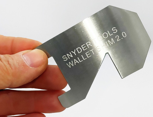 Stainless Steel Wallet Shim | Snyder Tools