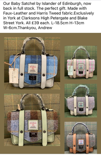 Baby Satchel by Islander of Edinburgh . Made with Faux leather and ...