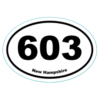 603 New Hampshire Sticker | nahamsha