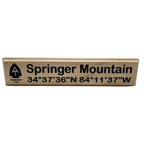 Springer Mountain Wood Sign | nahamsha