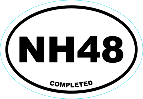 New Hampshire NH48 Completed Sticker | nahamsha