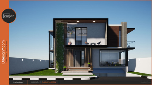 10-DY25-HV20-ASS24, Pre-Designed Package, Villa/House in Modern Style ...