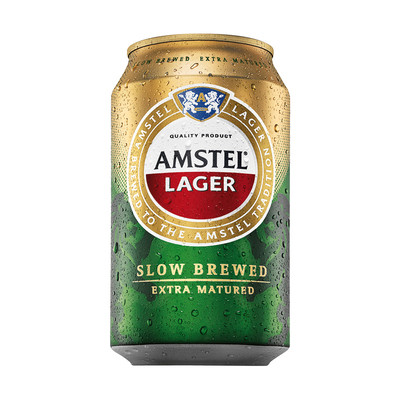 AMSTEL LAGER 330ML CAN | Embassy Liquor Store