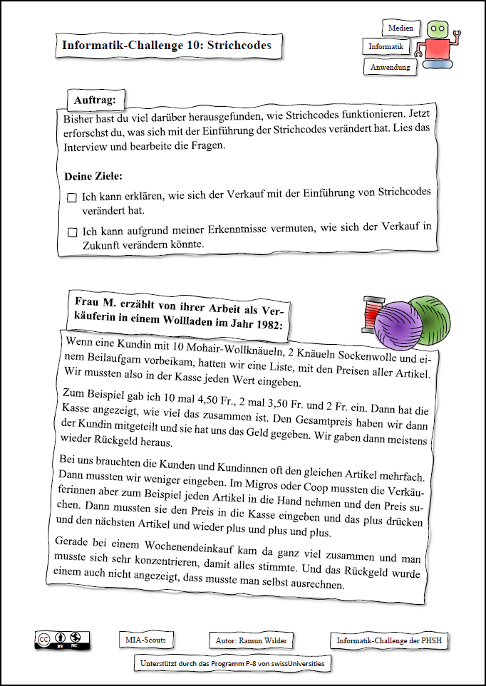 Informatik-Challenge 10: Strichcodes