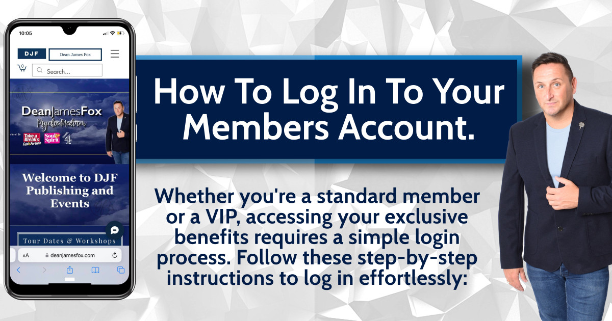 How To Log In To Your Members Account.