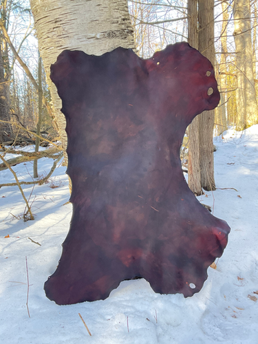Eastern Hemlock Deer Rawhide - Burgundy - 2 | MFTL