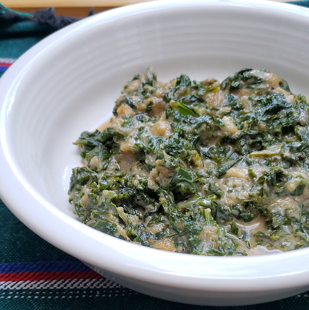 Low Carb Side: Coconut Kale (Laing)