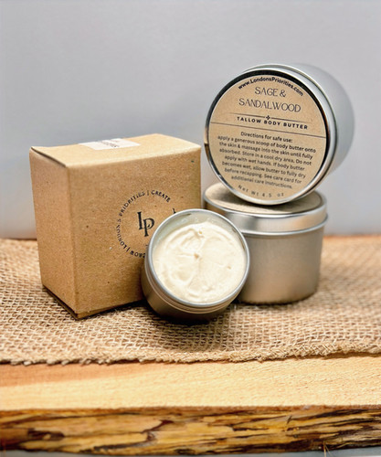 Sage & Sandalwood Tallow Body Butter | London's Priorities