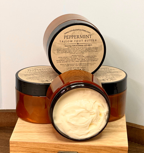 Peppermint Foot Butter | London's Priorities