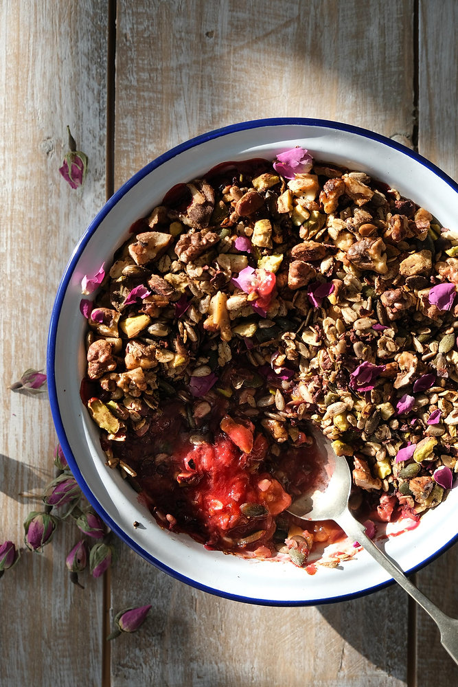 Crunchy Plum Crumble