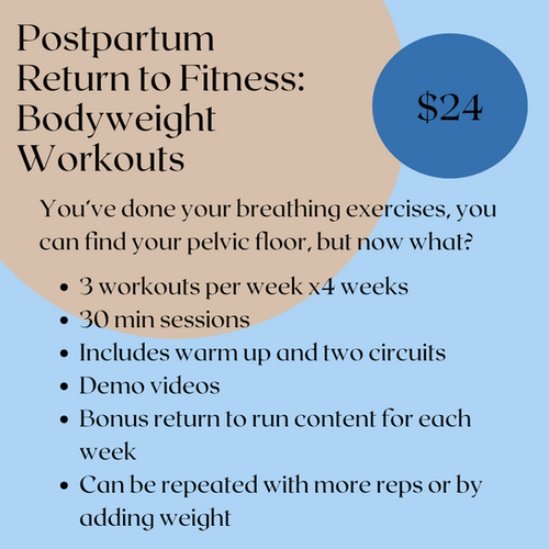 Postpartum Return to Fitness | Mother Wit