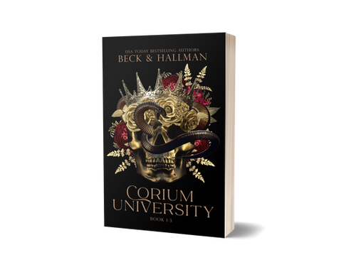 Corium University Gold Foiled Paperback | C. Hallman