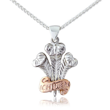 Welsh Feathers Pendant | Welsh Gold Shop