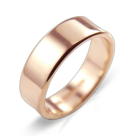 9ct Welsh Rose Gold Smooth Fit Wedding Band | Welsh Gold Shop