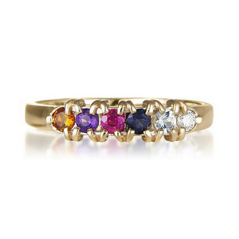 Welsh 9ct Gold CARIAD Gemstone Ring | Welsh Gold Shop