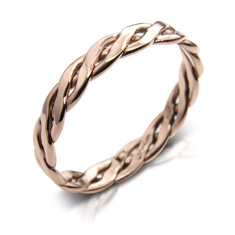 Welsh Gold Celtic Plait Sister Ring | Welsh Gold Shop