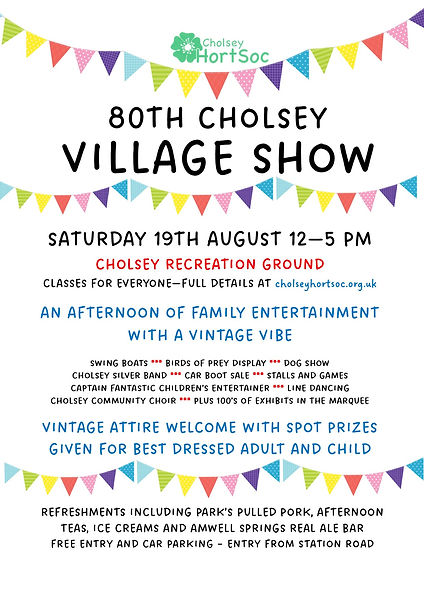 Cholsey Village Show | Cholsey Hortsoc