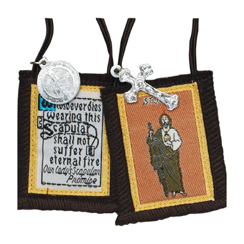 St Jude Scapular (wool) | Shield of St Michael