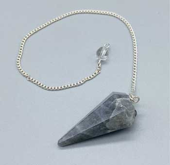 White Labradorite Faceted Pendulum | The GhostHunter Store