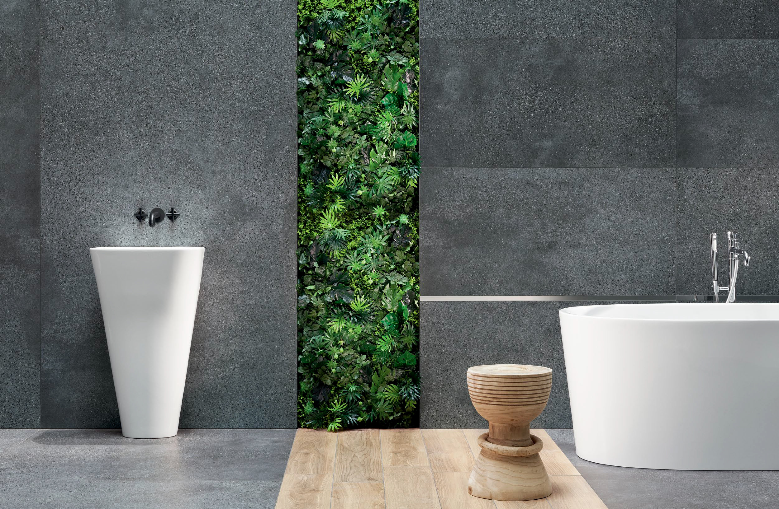 Terrazzo | Monolith Large Format Tiles | Live House | New Zealand