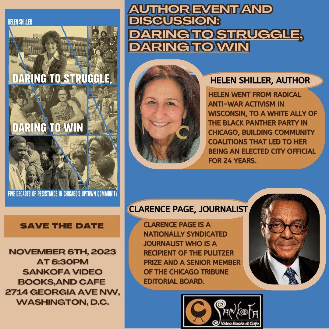 Author Event and Discussion: Daring to Struggle, Daring to Win | sankofa-dc