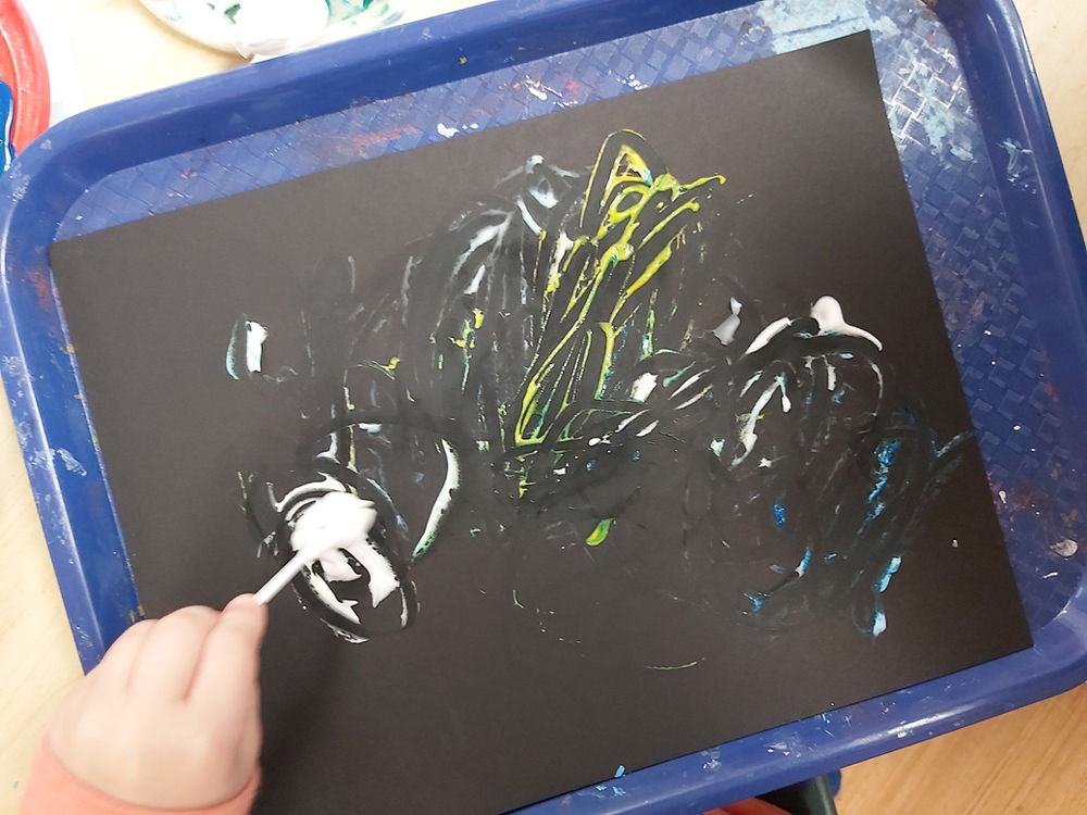 Hurricane Process Art for Preschoolers