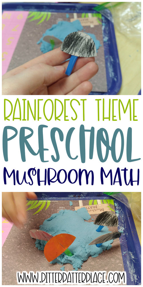 Mushroom Math Preschool Activity
