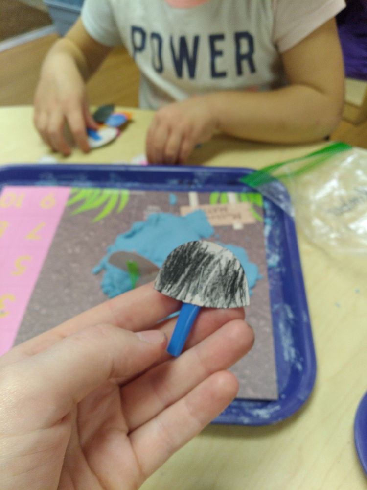 Mushroom Math Preschool Activity