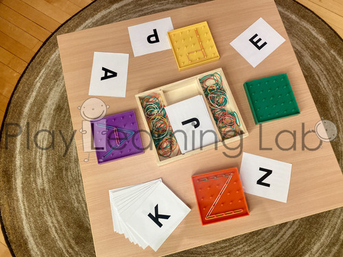 Creating Letters with Geoboards | playlearninglab